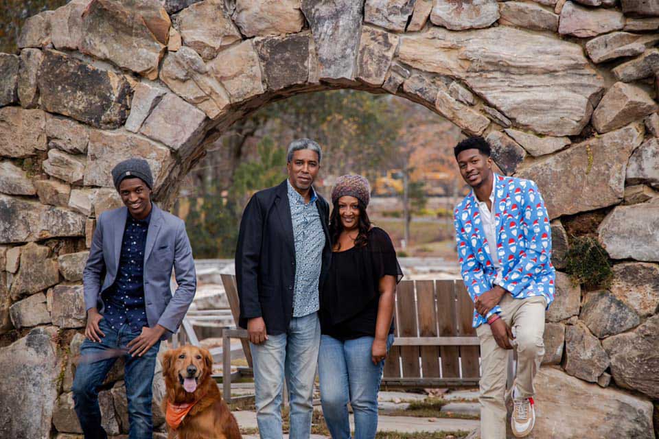 Ida, Tim, Christian and Cameron Brown