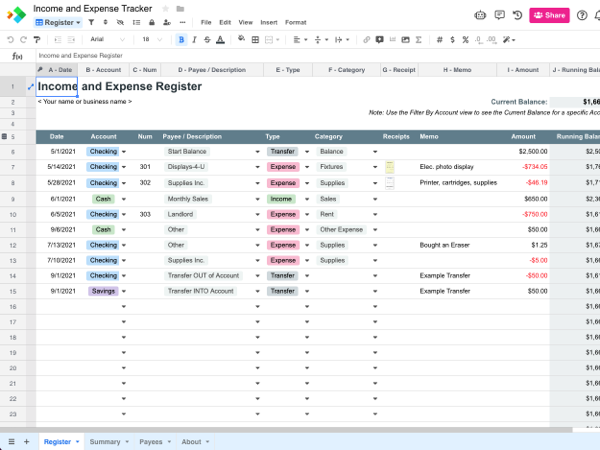 Income Expense Tracker Free Alternative To Excel Templates