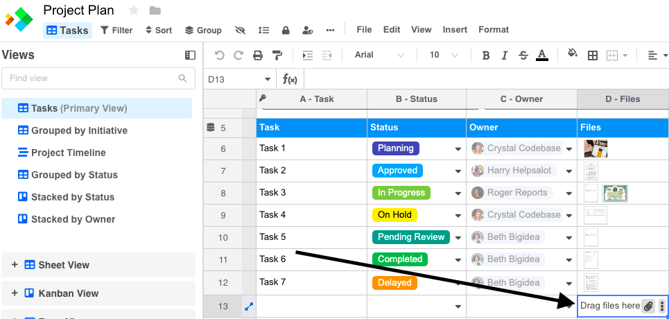 How To Insert Files Into Spreadsheet Cells Spreadsheet
