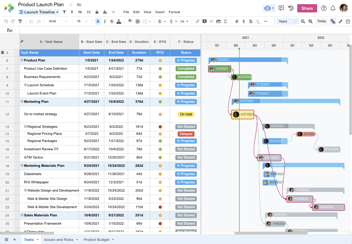 Spreadsheet.com product updates: June 4, 2021
