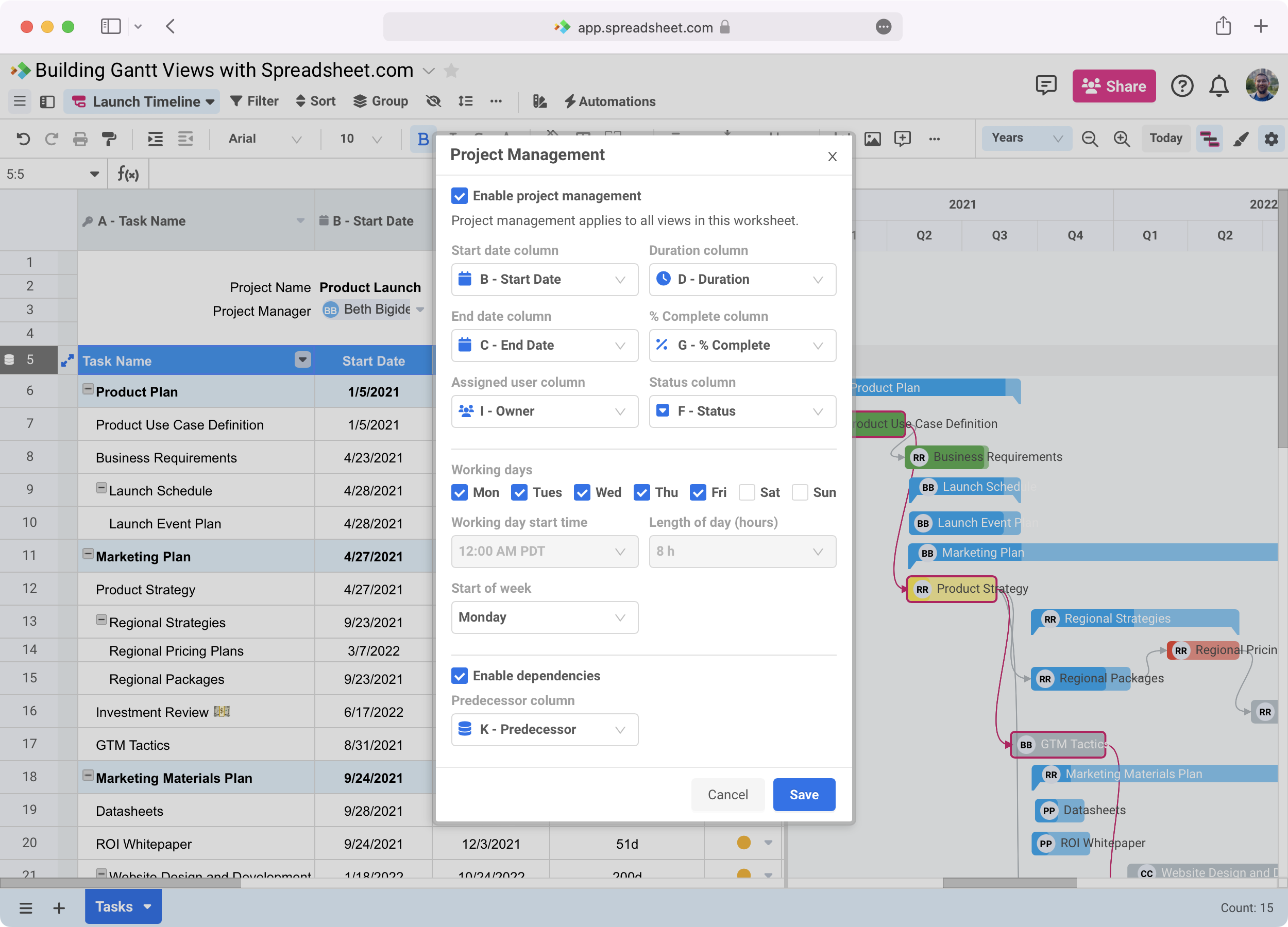 How To Build A Gantt Chart For Project Management