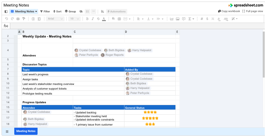Project Execution How-to's and Best Practices | Spreadsheet.com