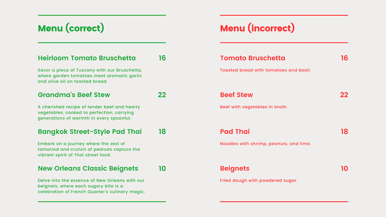 How to Write Mouthwatering Restaurant Menu Descriptions (With Examples)