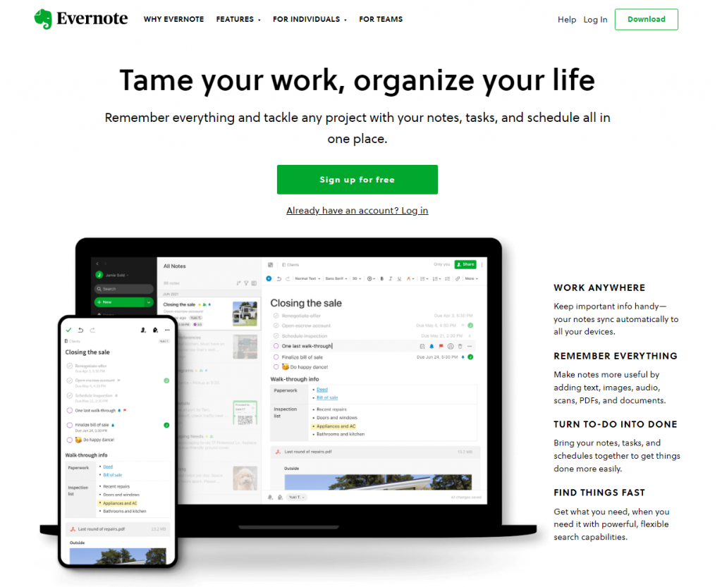 Notion vs Evernote: Which Note-taking App is Right for You? - Teachfloor Blog