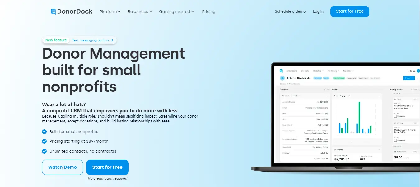 11 Best Donor Management Software for Small NonProfits in 2024 ...