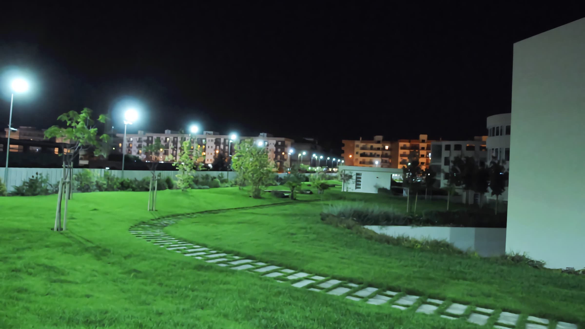 LED street light in Corato of Italy