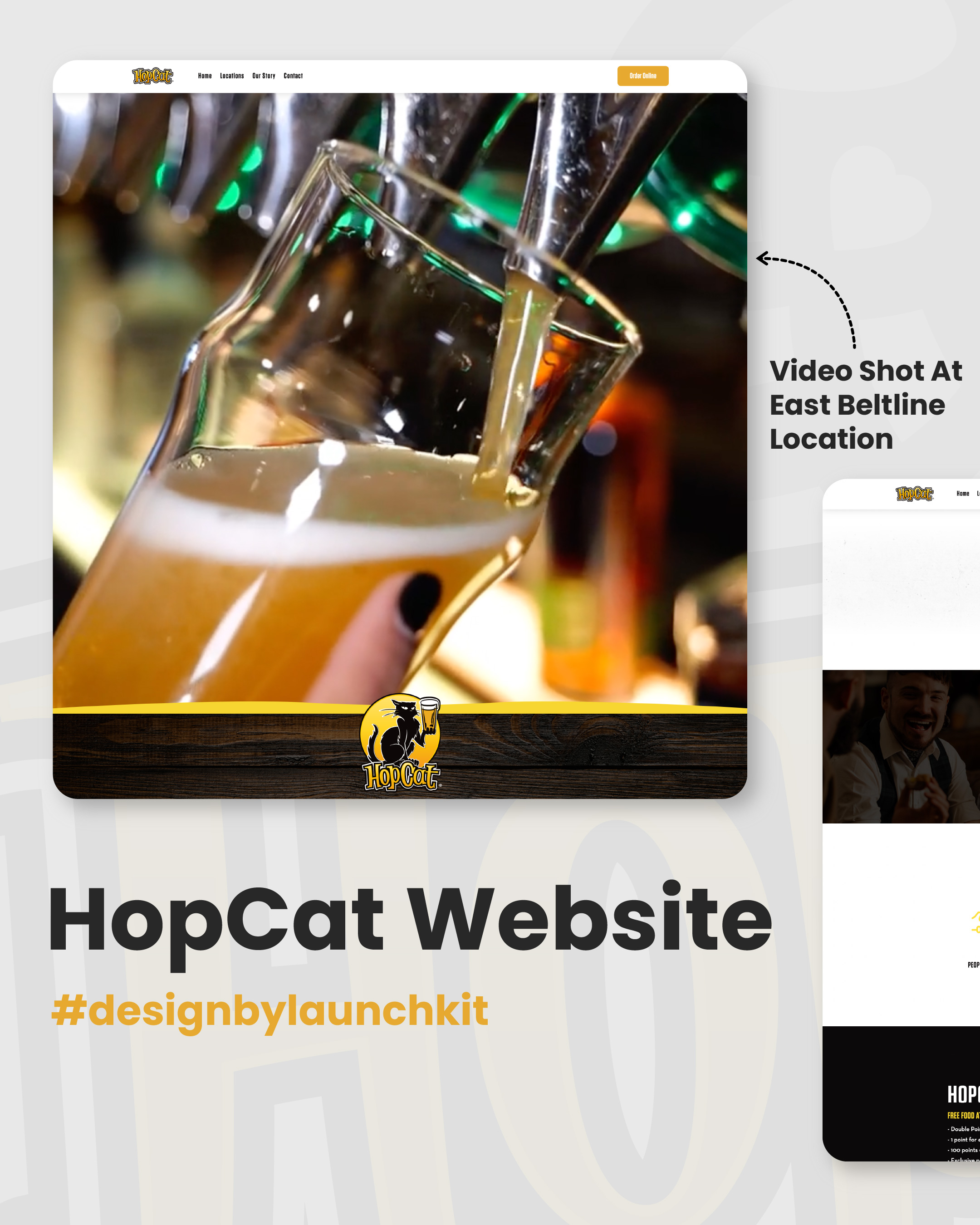 Launch Kit Project Portfolio | HopCat