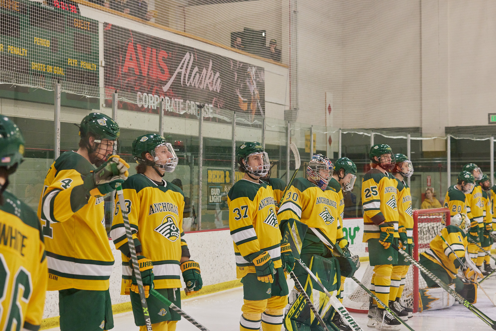 Four hockey seniors wrap up their time on Seawolf ice