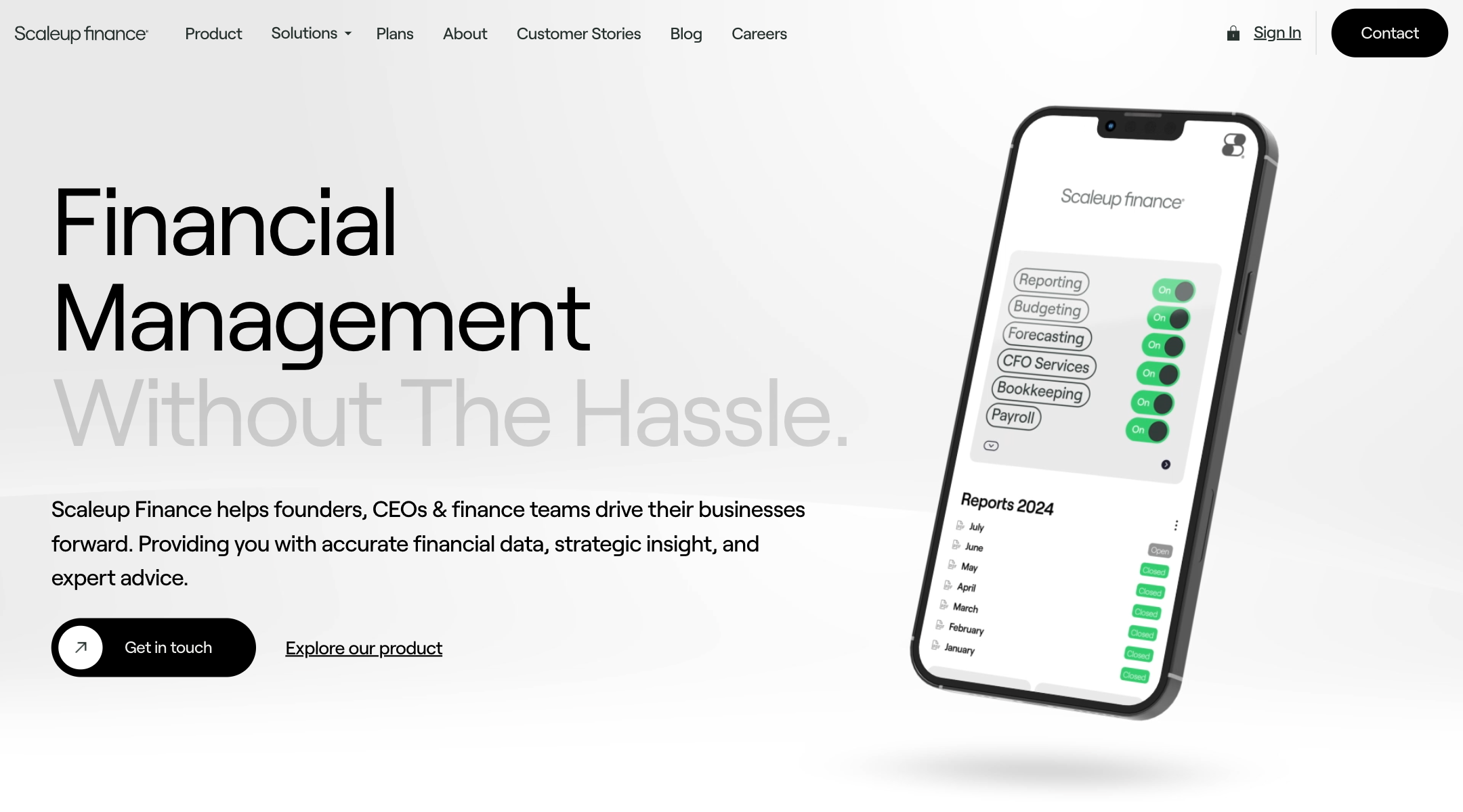 Scaleup Finance Project | Vi Designs: Top Webflow Agency, London | Web Design London | Webflow ...