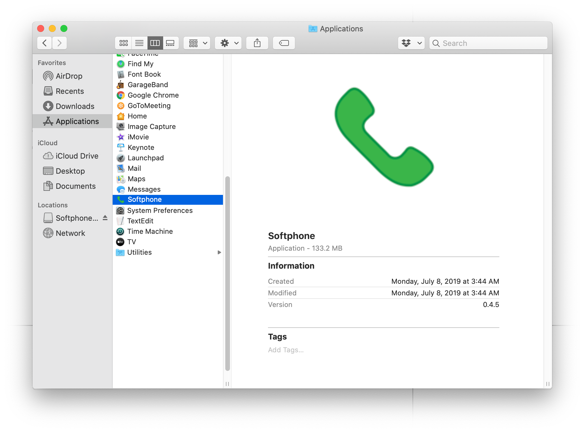 Installing Softphone Desktop Application for Mac