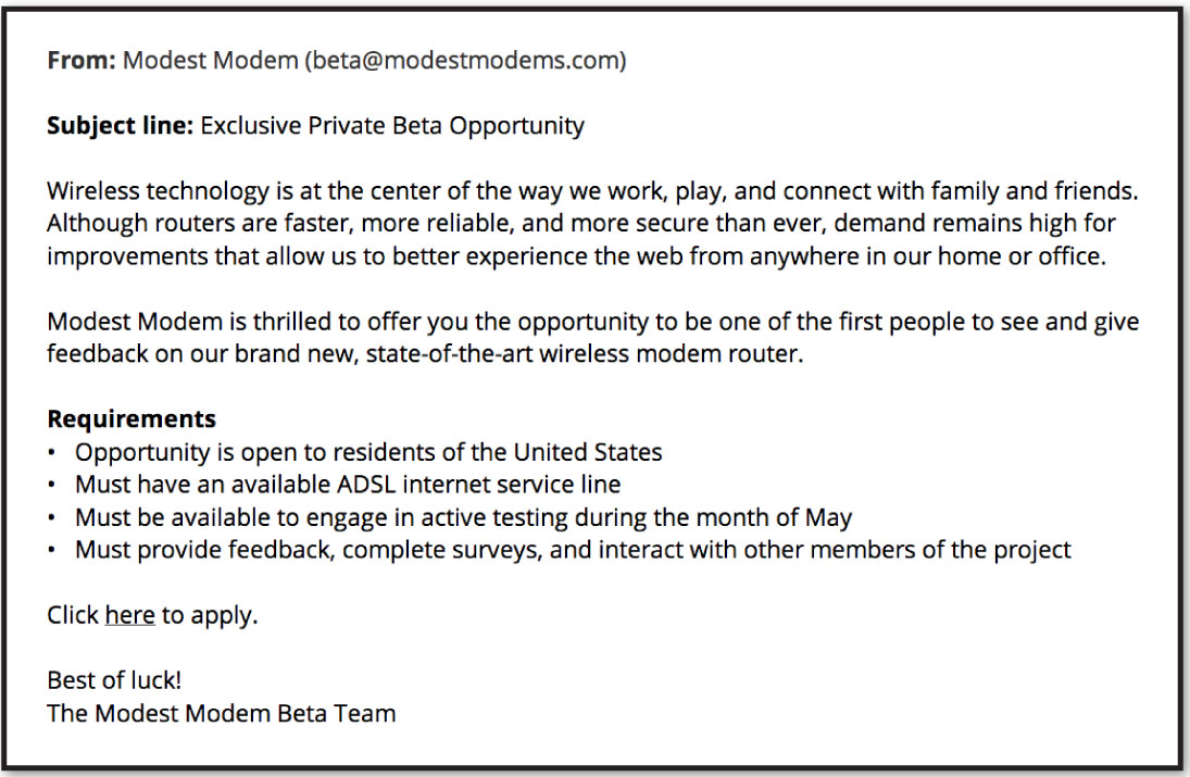 Writing an Effective and Intriguing Beta Recruitment | Centercode