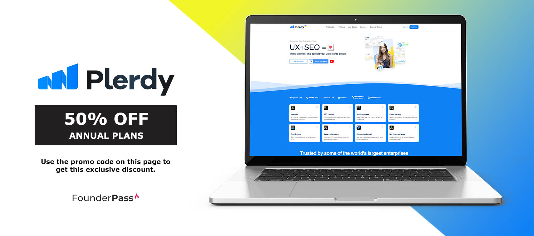 Plerdy Promo Code - 50% off Annual Plans 2024