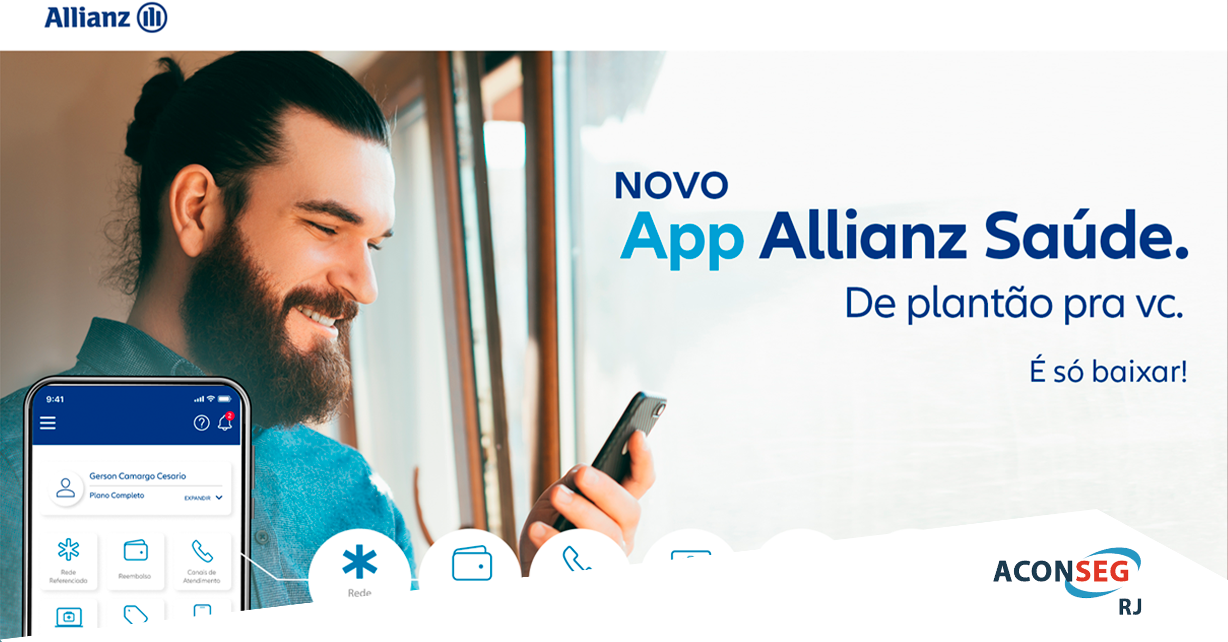 Allianz Saúde lança app exclusivo para seus segurados | Aconseg-RJ