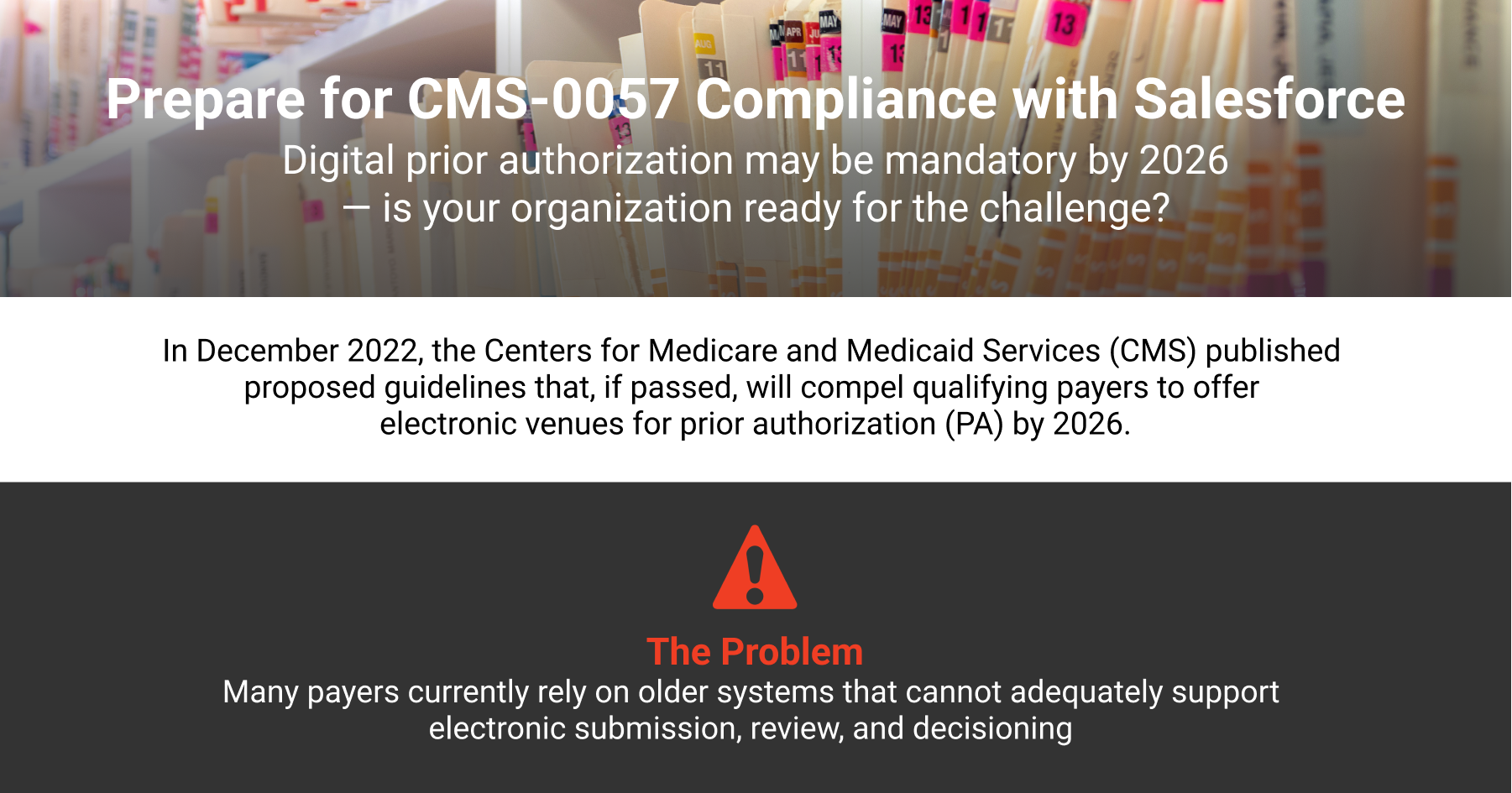Prepare for CMS-0057 Compliance with Salesforce - Infographics