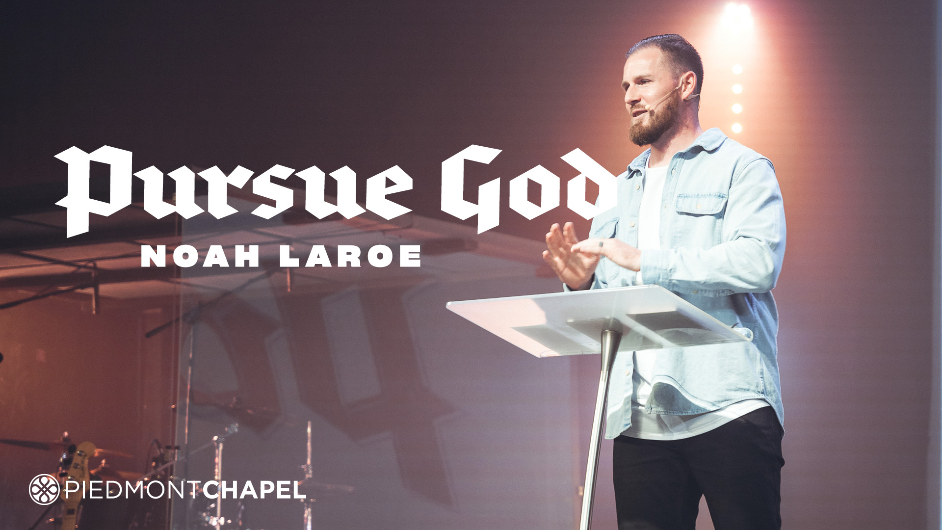 Pursue God - Pursue