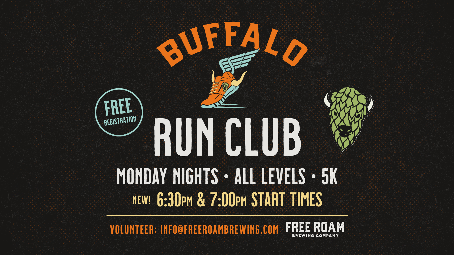 Weekly 5K Runs - Free Roam Brewing Company