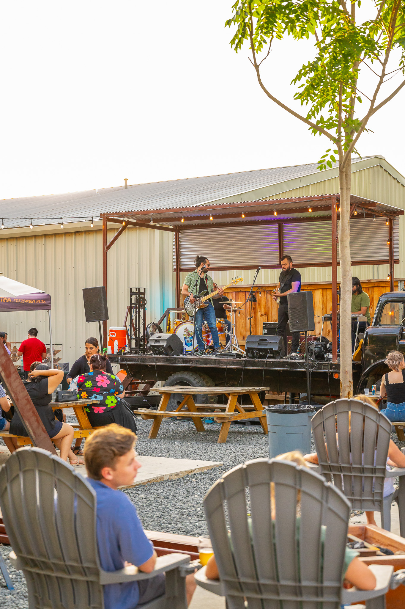 Outdoor Beer Garden - Free Roam Brewing Company