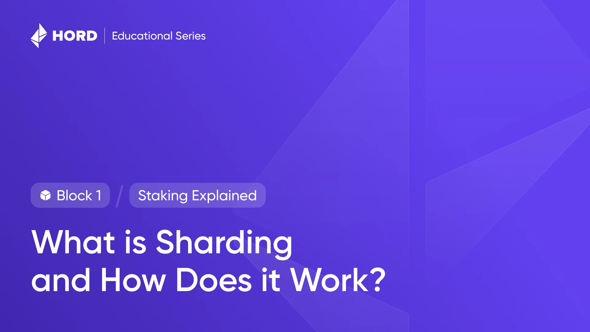 What is Sharding in Ethereum?
