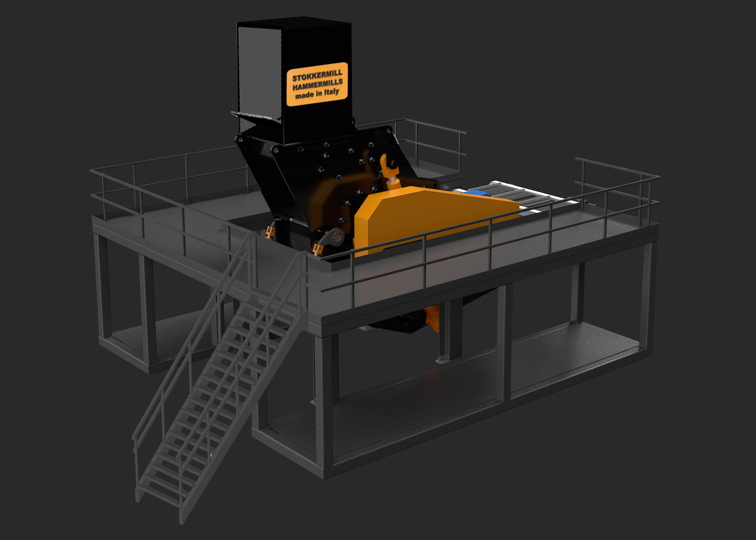 Hammer mill shredder and scrap crushers | STOKKERMILL