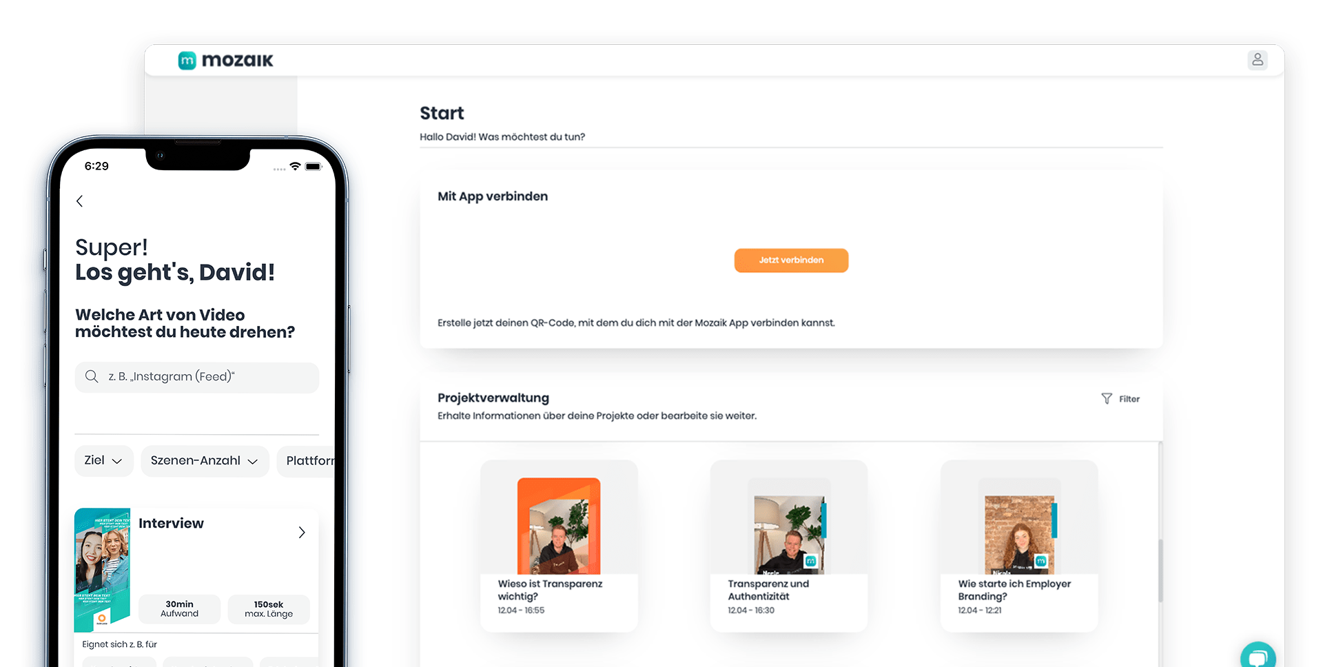 Corporate Video Plattform | Mozaik
