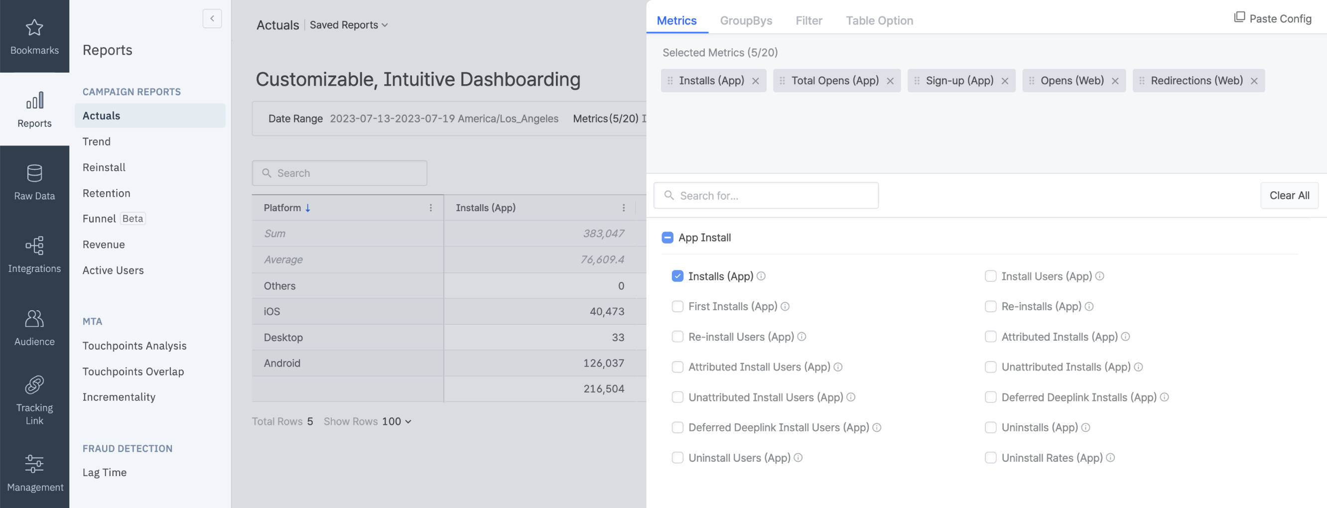 Airbridge | Web + app attribution
