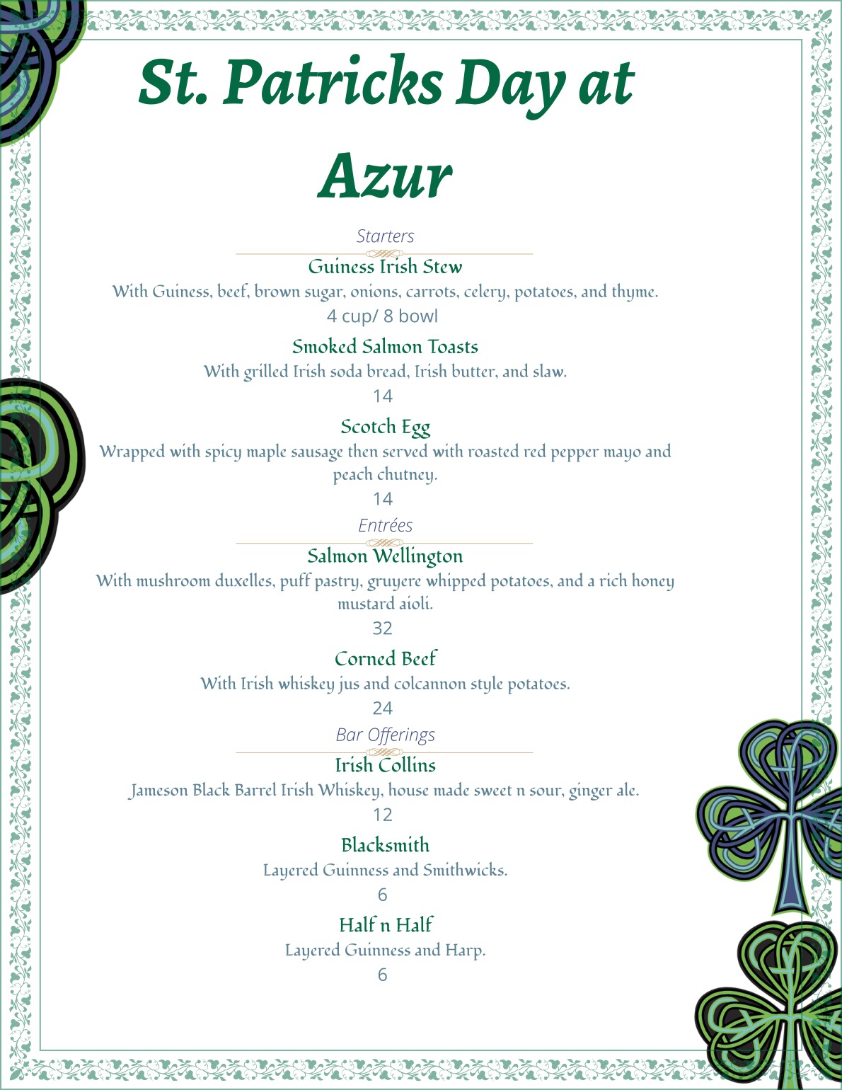 Upscale Restaurant Lexington | Fine Dining Lexington - Azur Restaurant ...