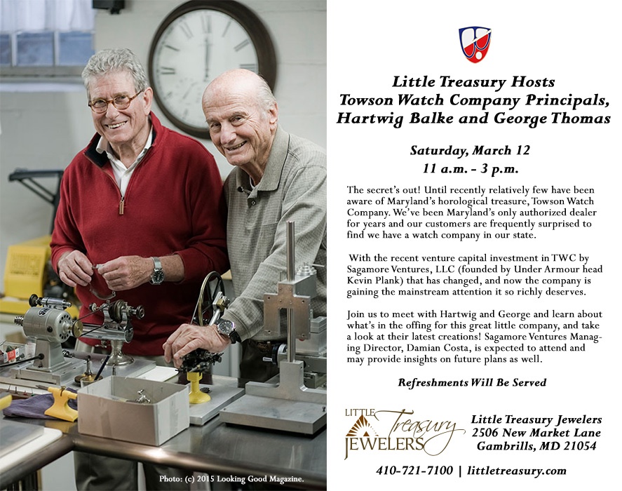 Kevin Plank's Purchase of Towson Watch Company