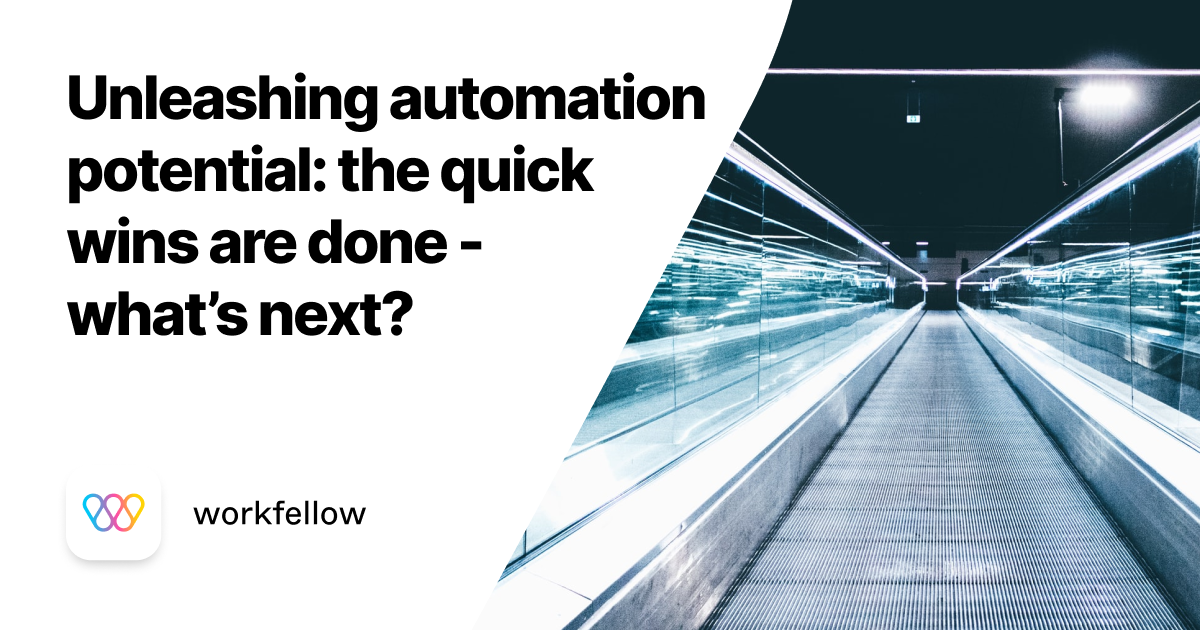Liberar el potencial de la automatización: las victorias rápidas ya ...