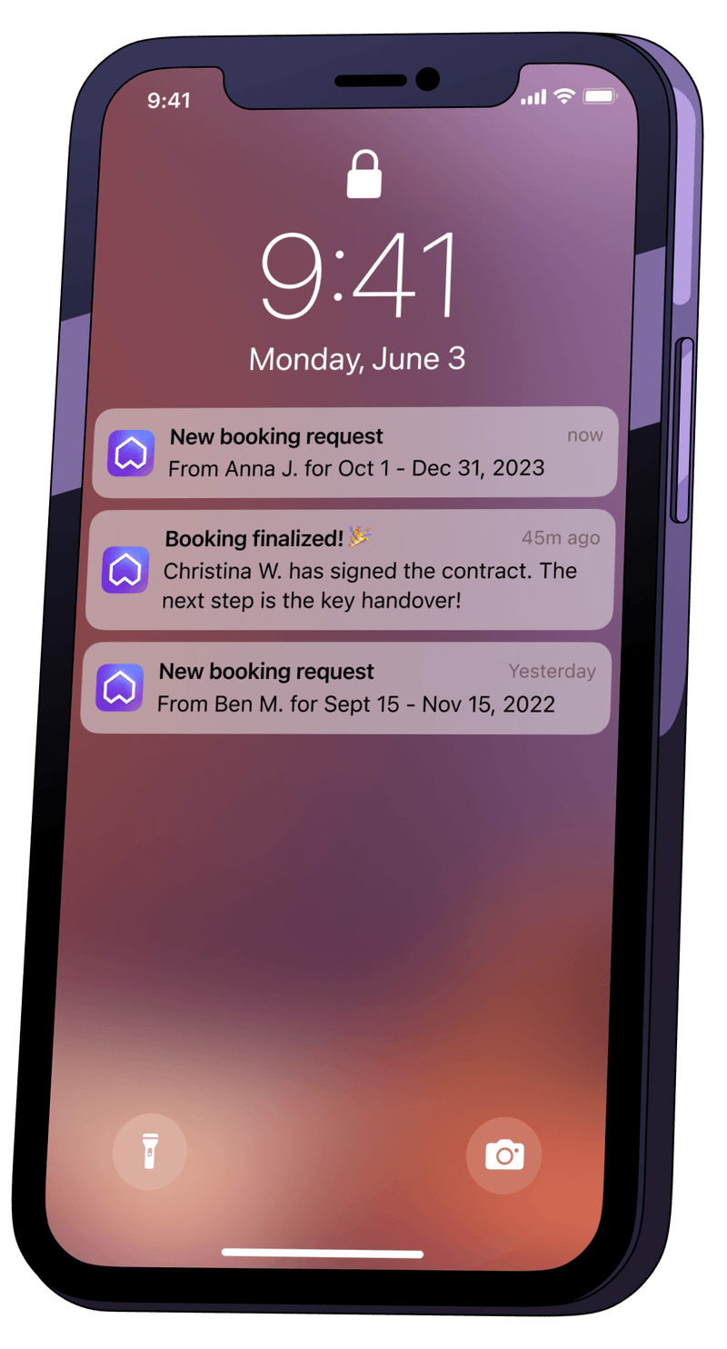 Wunderflats App for Landlords - Renting out on the go