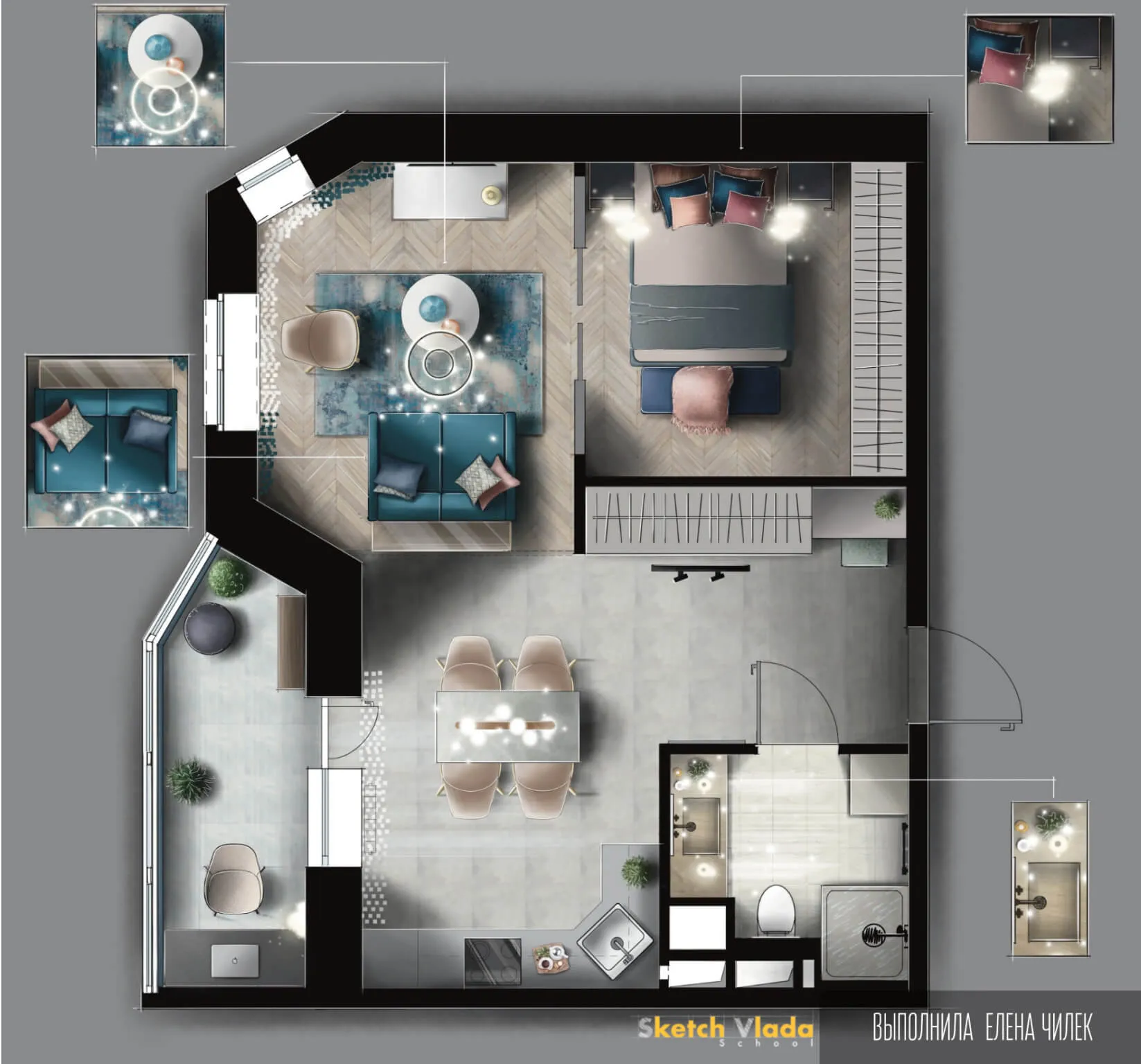 Sketch Vlada - Online school of sketching and modeling by Vlada Bondarenko