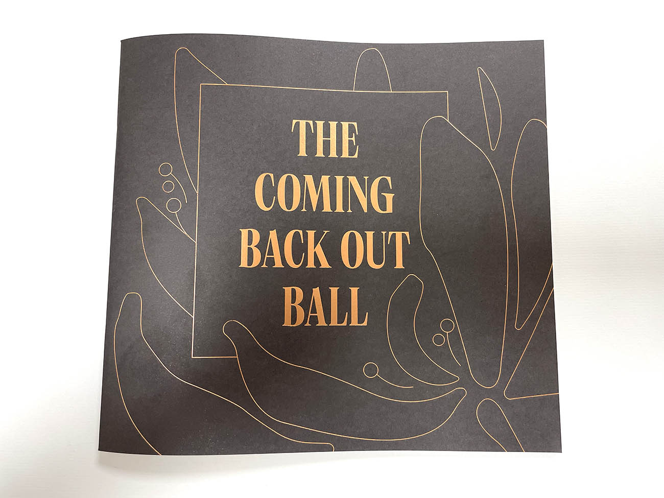 The Coming Back Out Ball | Core Image Print & Packaging Glasgow