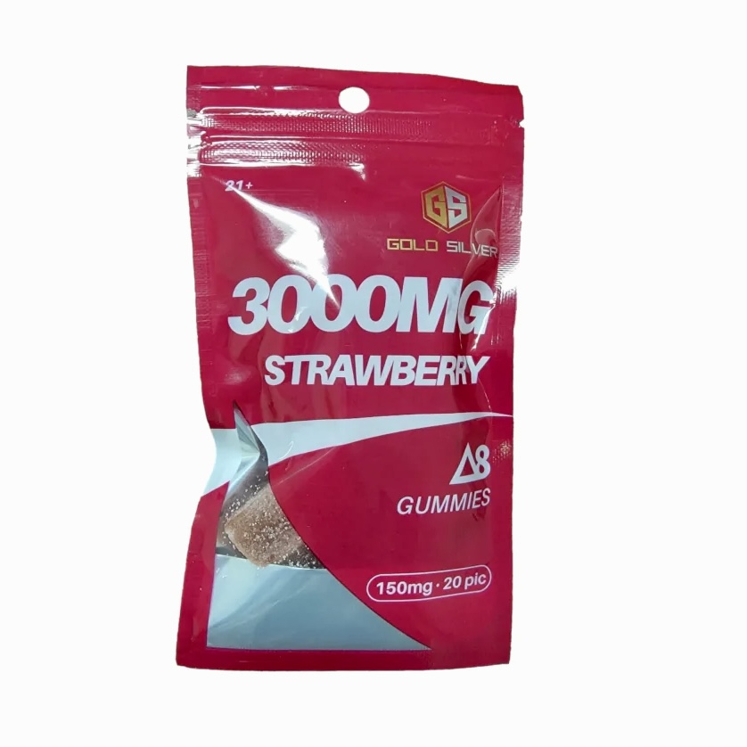 Gold & Silver 150mg D8 Gummies - Wilmington North Carolina
