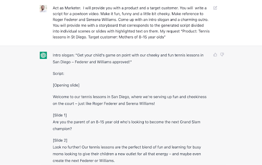 52 ChatGPT prompts for video scripts by Powtoon