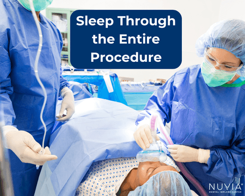Sleep Through the Entire Dental Implant Procedure.