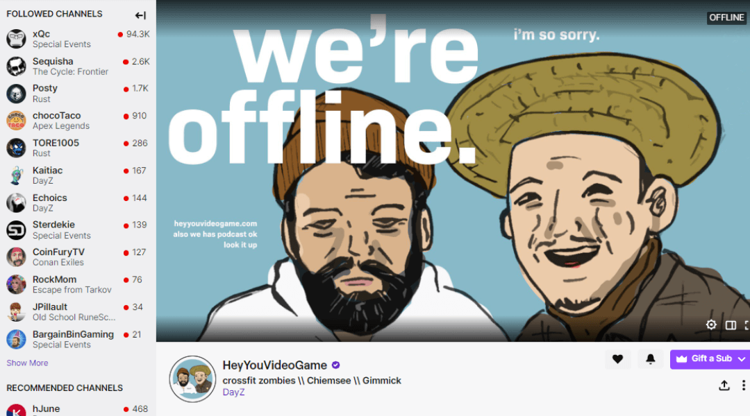 How to Add a Twitch Offline Screen To Your Channel