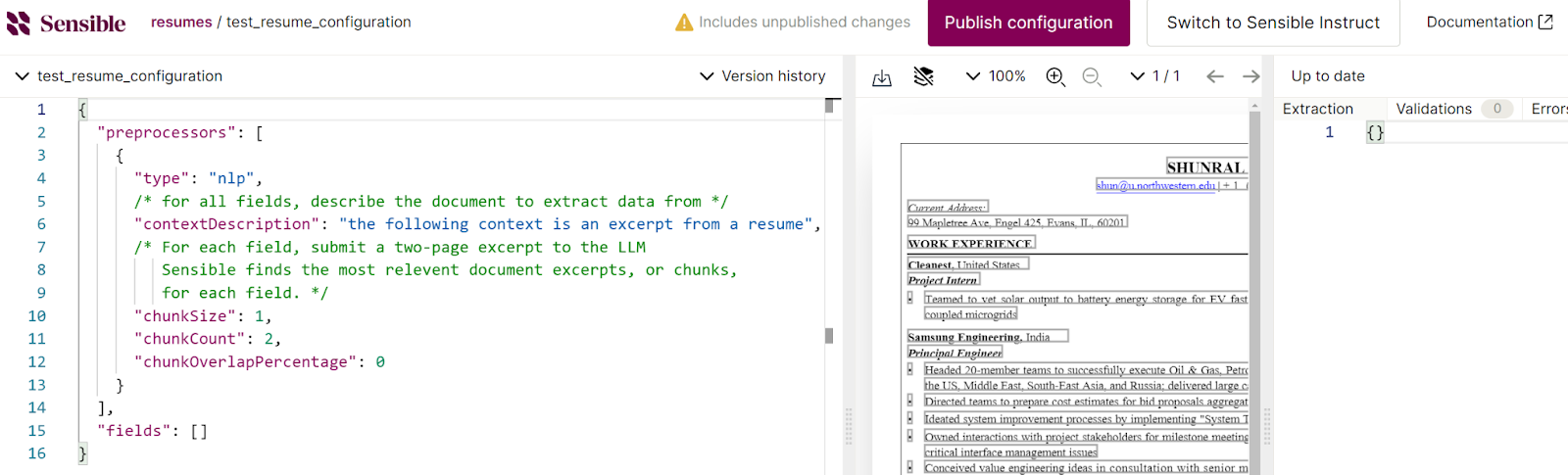 How to extract data from resumes with LLMs and Sensible | Sensible Blog
