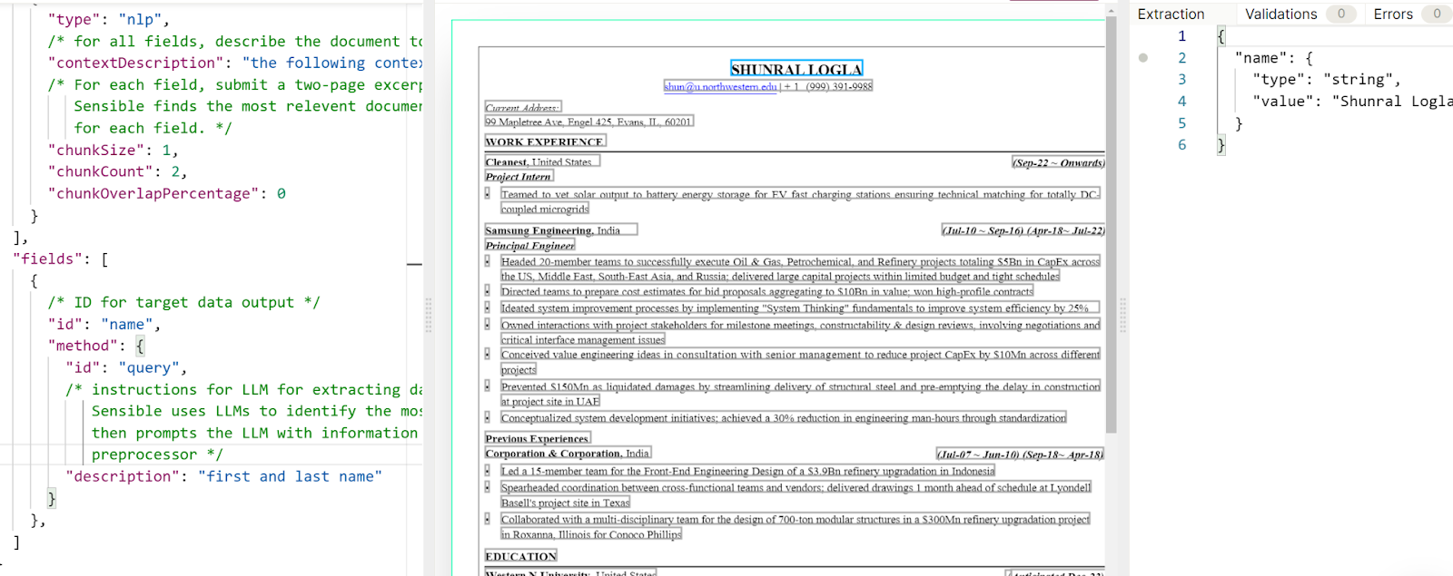 How to extract data from resumes with LLMs and Sensible | Sensible Blog