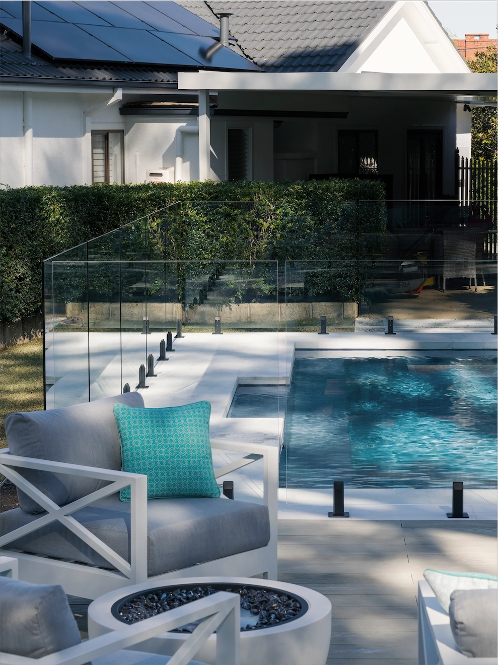 West Pymble Residence | Glazed Co. Sydney's Frameless Glass Fencing ...