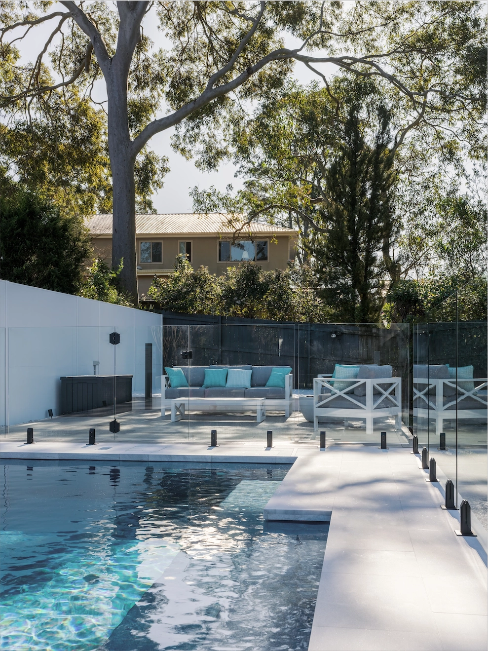 West Pymble Residence | Glazed Co. Sydney's Frameless Glass Fencing ...