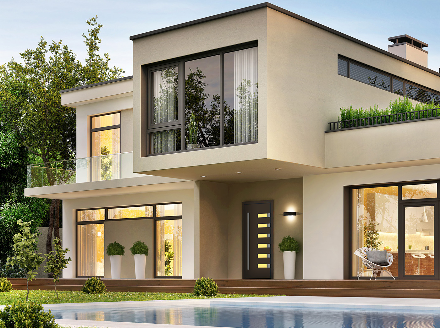 Porta moderna d'ingresso | WINNERDOOR®