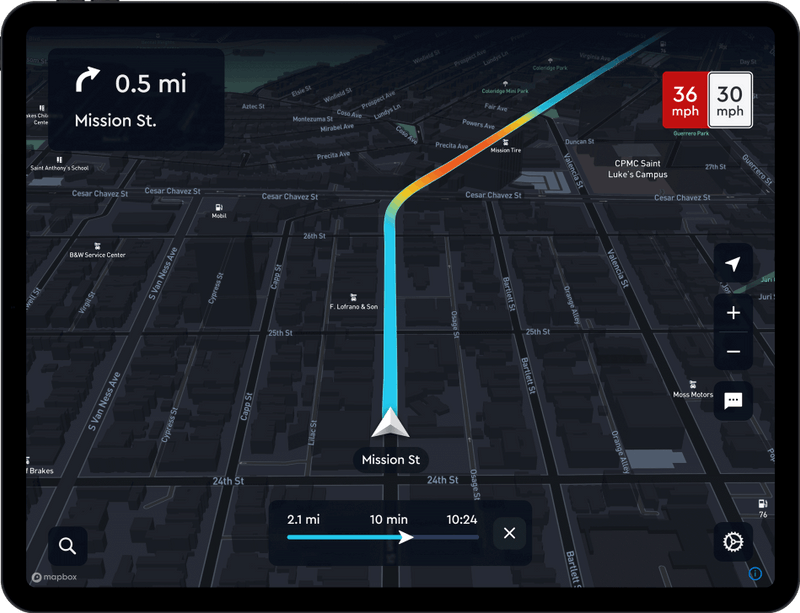 Navigation map APIs and SDKs | Mapbox