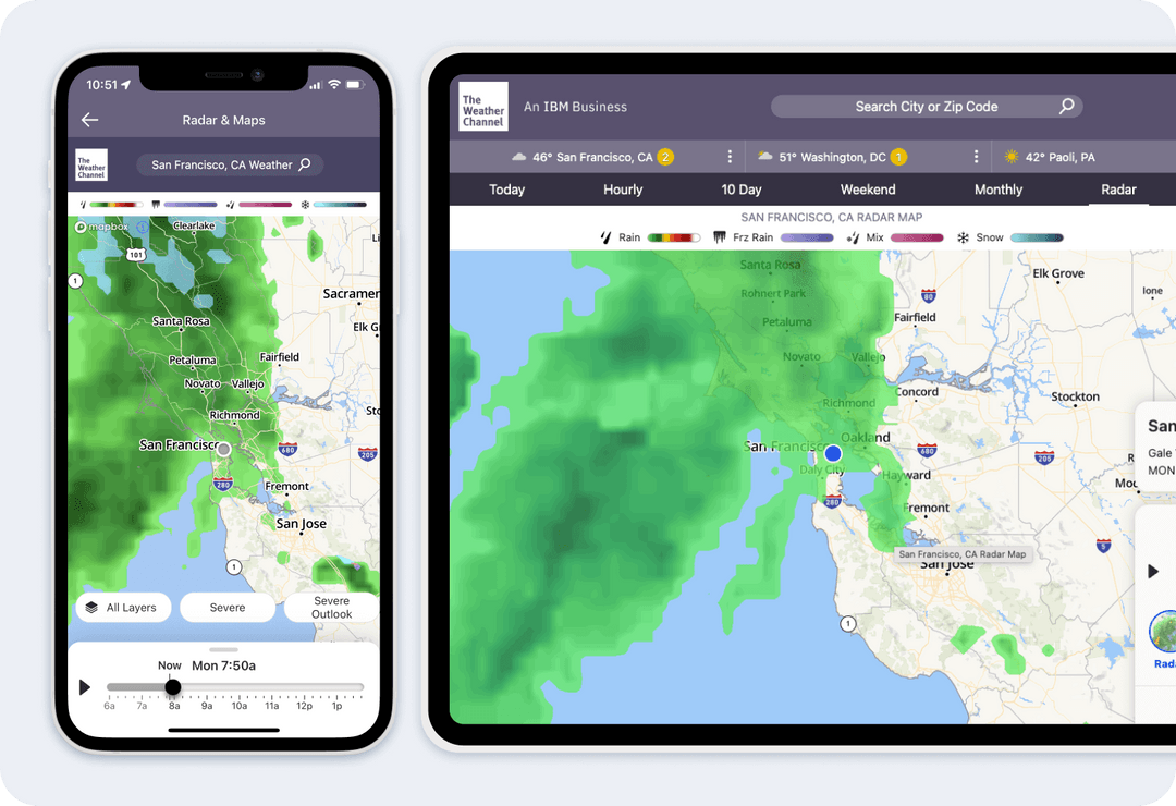 Accurate and Reliable Weather Information with Mapbox