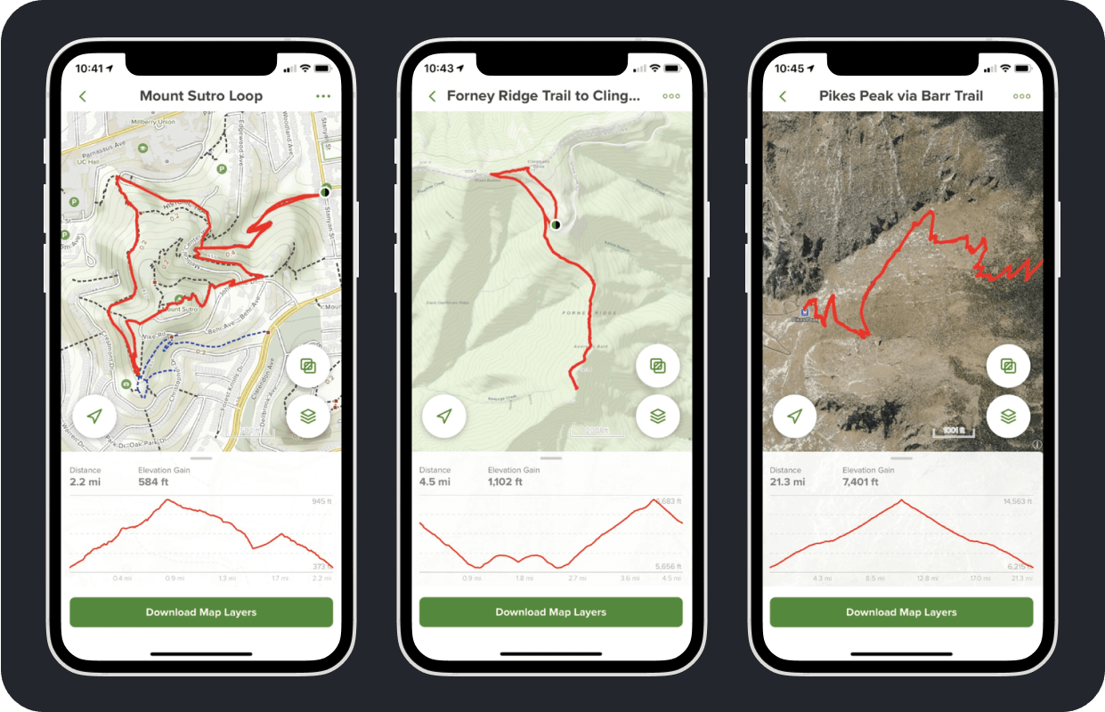 Mobile maps in 3D for iOS and Android