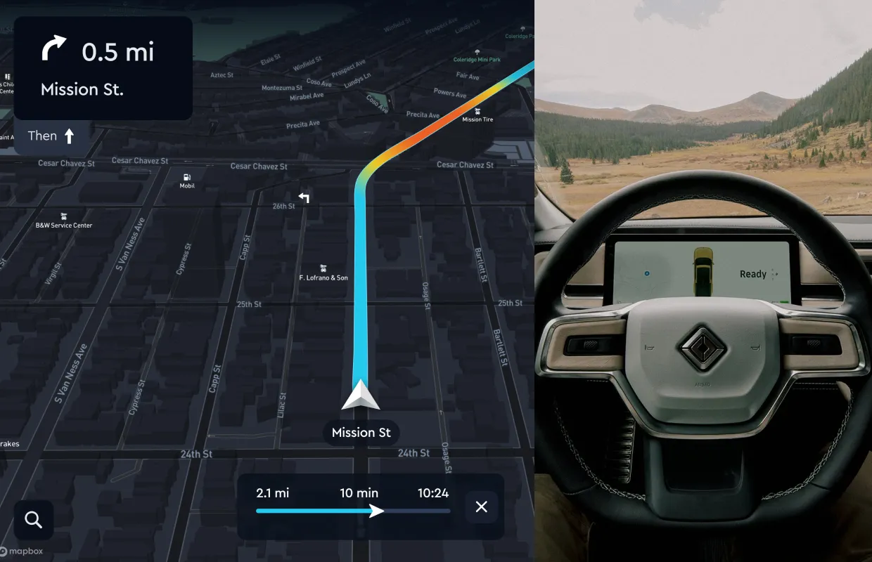 Navigation SDK for automotive | Mapbox