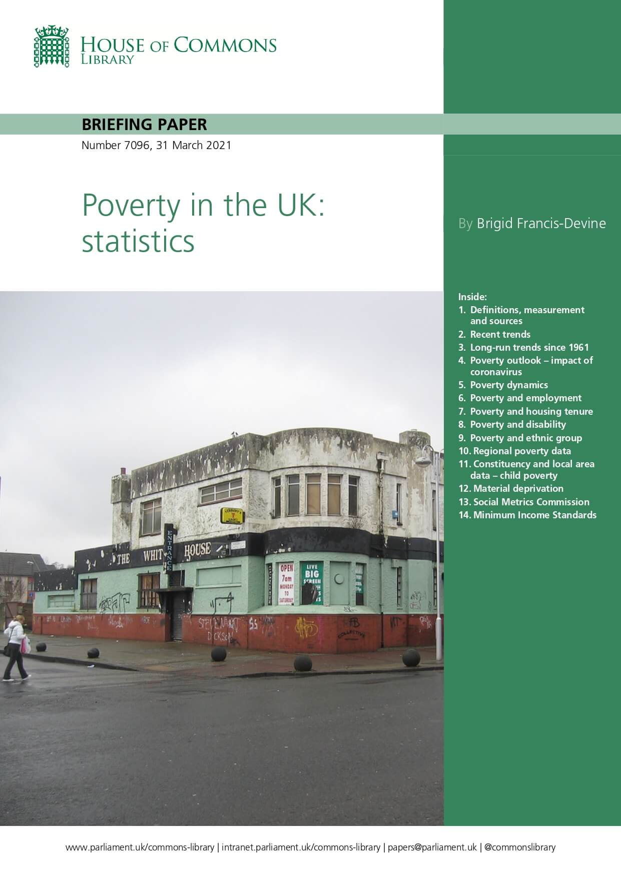 Poverty in the UK: Statistics