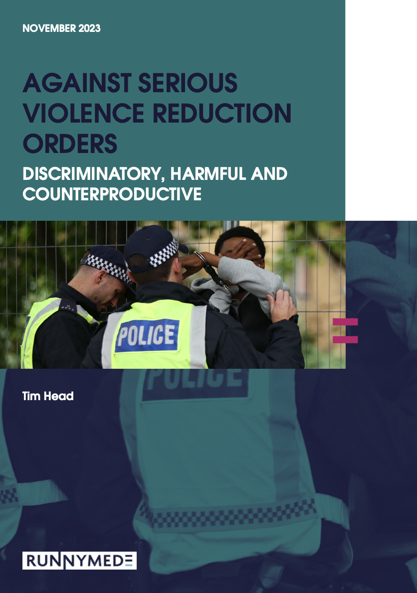 Against Serious Violence Reduction Orders