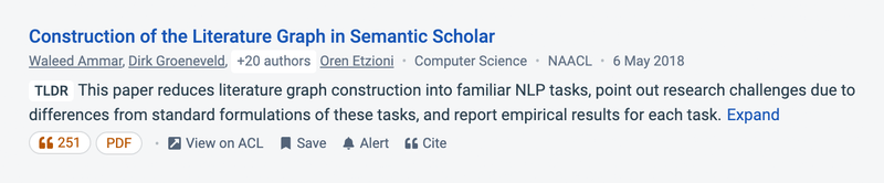 Semantic Scholar | Product