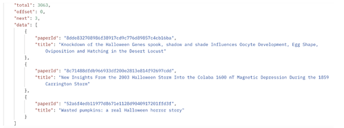 Tutorial | Semantic Scholar Academic Graph API