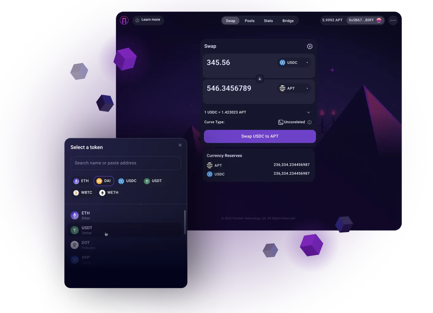 Pontem - #1 Wallet & Asset Swap on Aptos