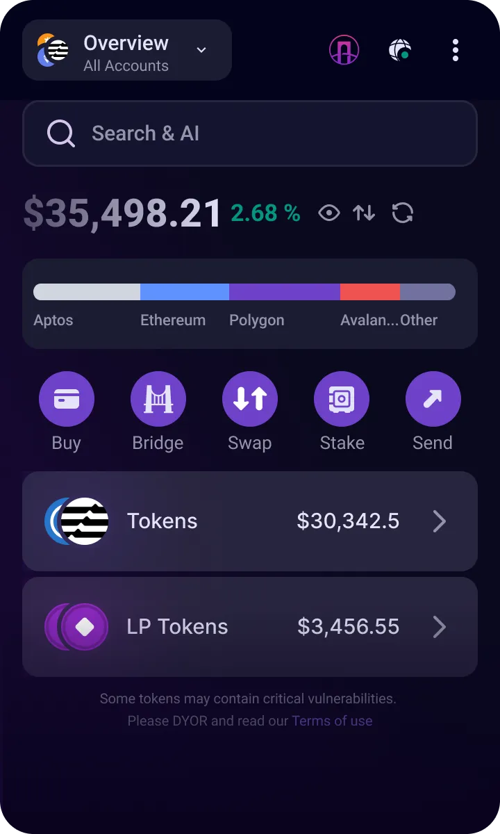 Pontem Wallet | Chrome, iOS & Android